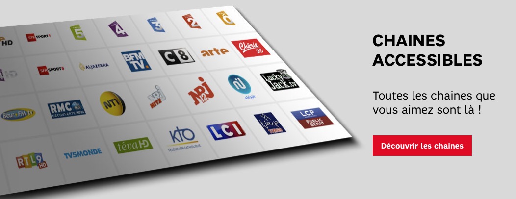 6 chaînes portées disparues chez RED by SFR - MacGeneration